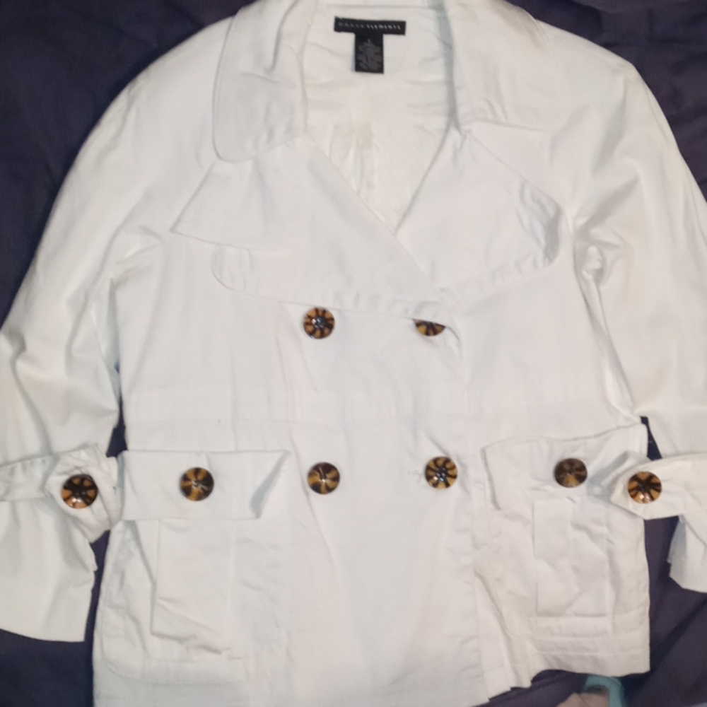 Grace Elements White Dress Jackets - Gem